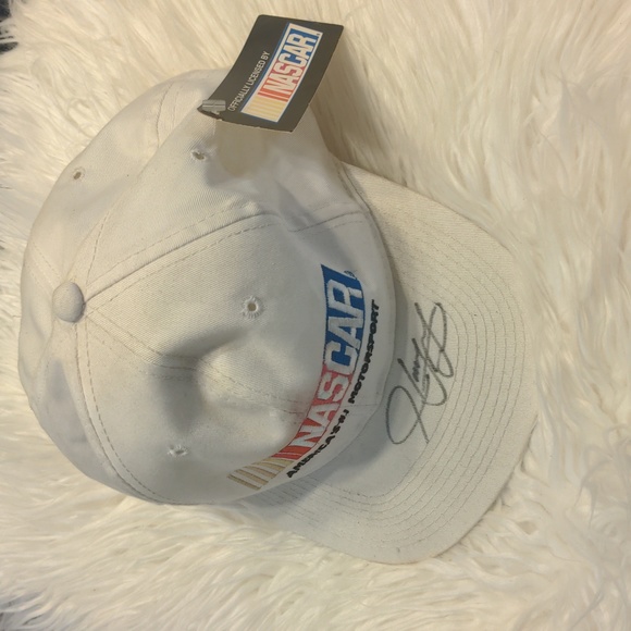 Nascar | Accessories | Signed Nascar Hat And Nascar Magnet | Poshmark